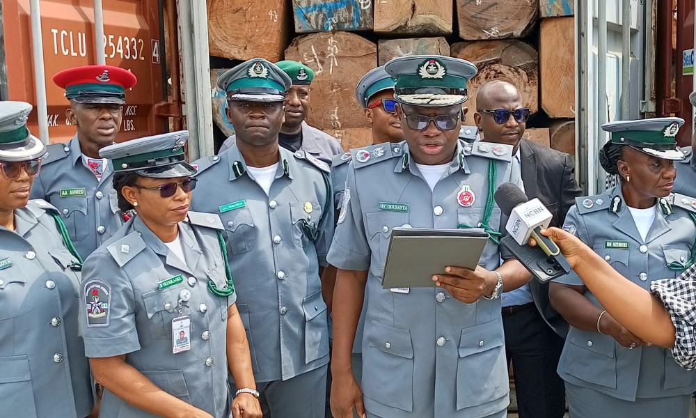 Customs trails fleeing exporters of 11 containers of unprocessed timber ...